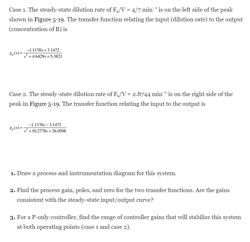 15: Consider an isothermal CSTR that has the | Chegg.com