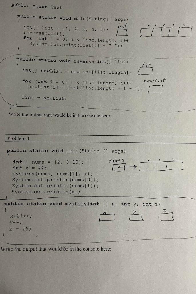 Solved For both parts of the problem, please fill in memory | Chegg.com