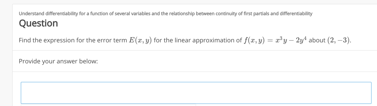 Solved Understand differentiability for a function of | Chegg.com