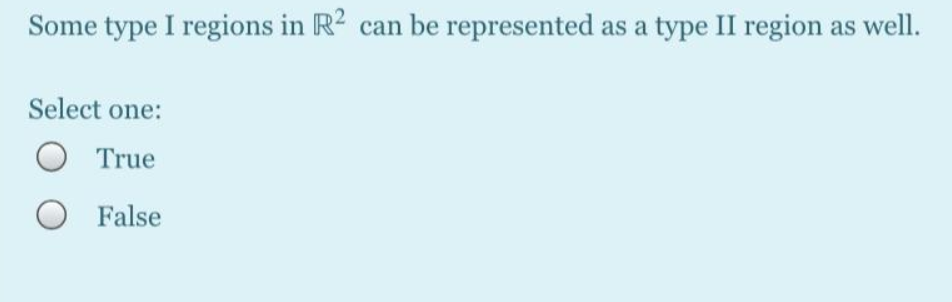 Solved Some type I regions in RP can be represented as a | Chegg.com
