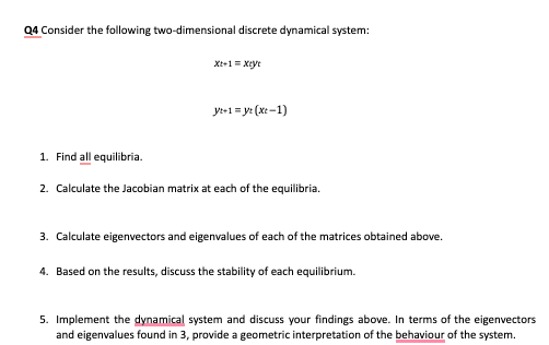 Solved Q4 Consider the following two-dimensional discrete | Chegg.com