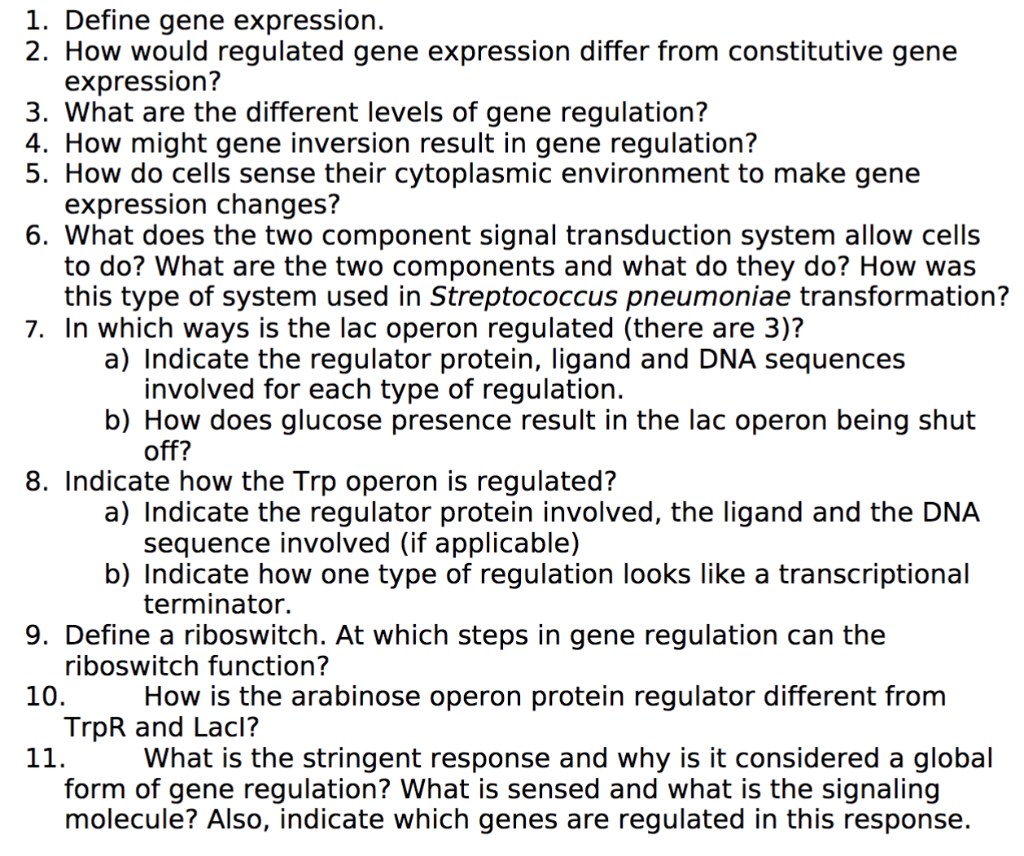 Solved please write the answer to all questions 1-11 in your | Chegg.com