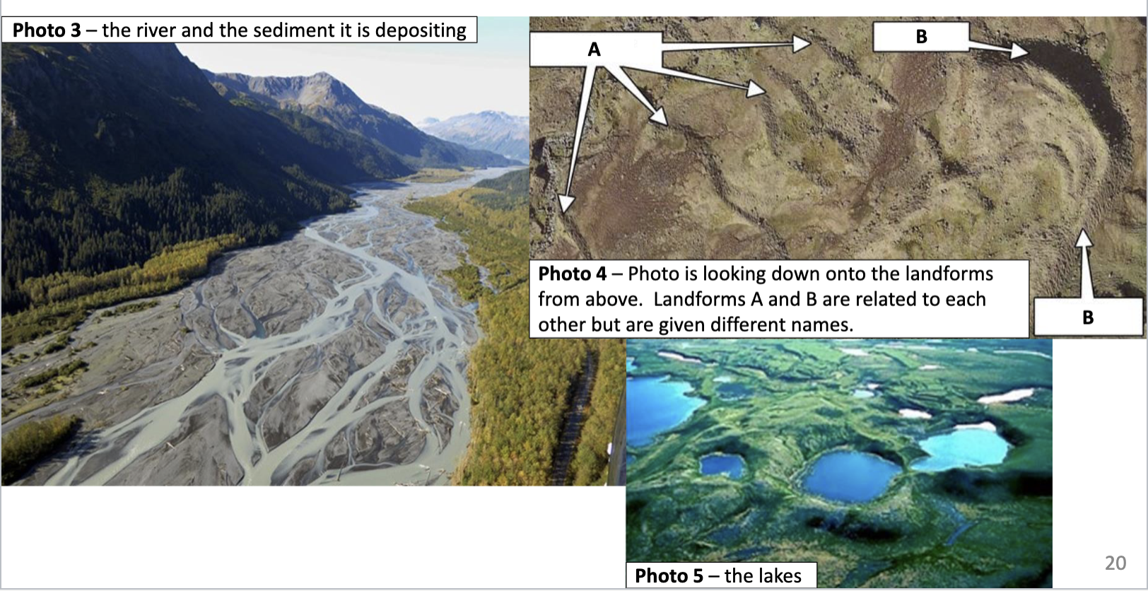 Solved Identify each of the continental ice sheet landforms | Chegg.com