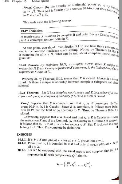 Solved Please prove this REMARK 10.47! Use lots of detail | Chegg.com