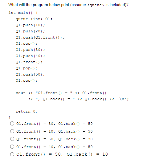 Solved What will the program below print (assume is | Chegg.com