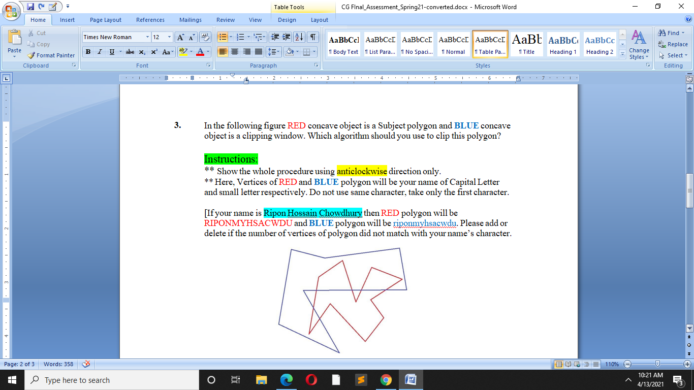 Cla Table Tools CG | Chegg.com