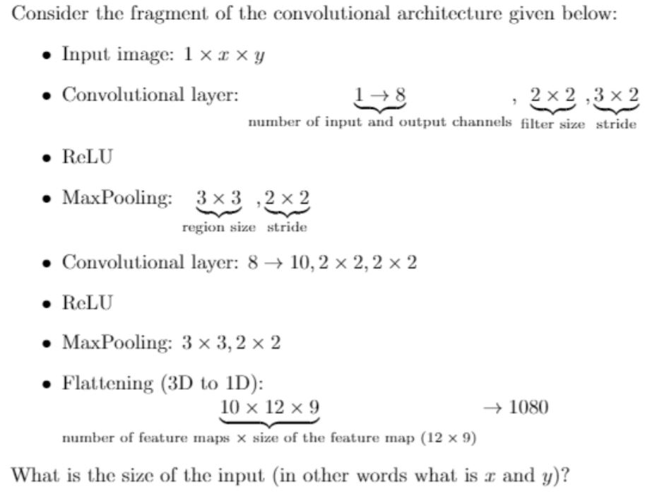Consider the fragment of the convolutional | Chegg.com