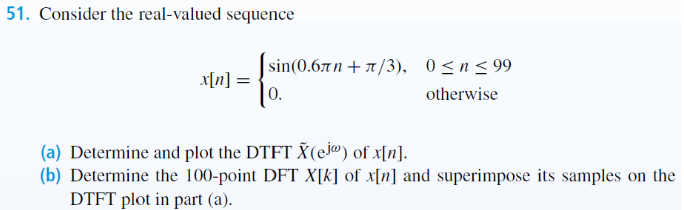 Solved 51. Consider the real-valued sequence | Chegg.com