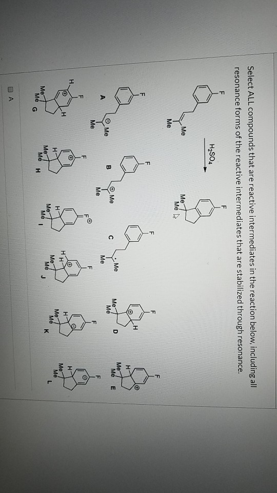 Solved T Select ALL compounds that are reactive | Chegg.com