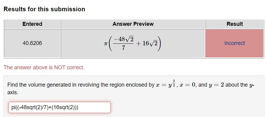 Solved I can't figure out if I have the incorrect answer or | Chegg.com