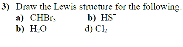 Chbr3 Lewis Structure