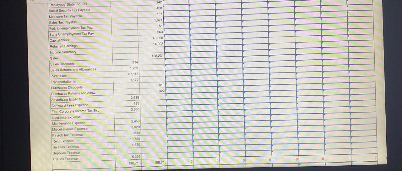 Solved Problem 18-7 Completing a Ten-Column Work Sheet The | Chegg.com