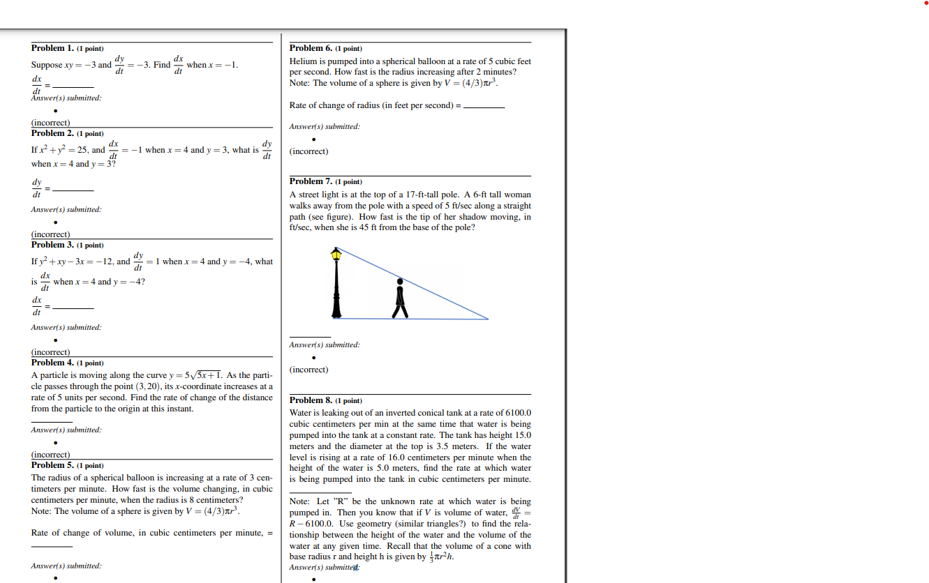 Solved Problem 1 1 Point Problem 6 1 Point Suppose 