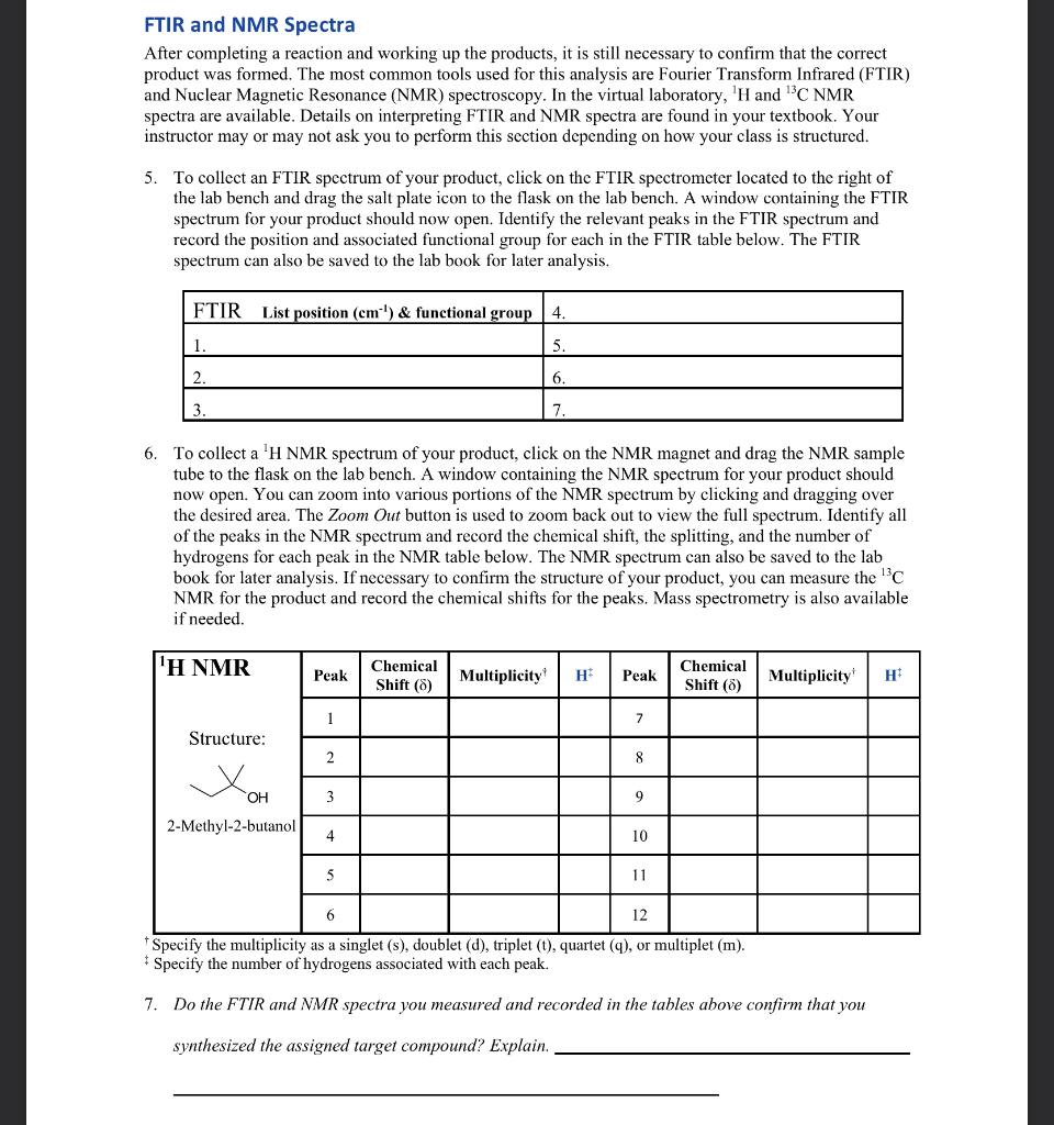 Solved List the starting materials, solvent, reagent, and | Chegg.com