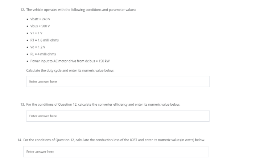Main power bus D2 es AC motor drive L AC motor hus | Chegg.com