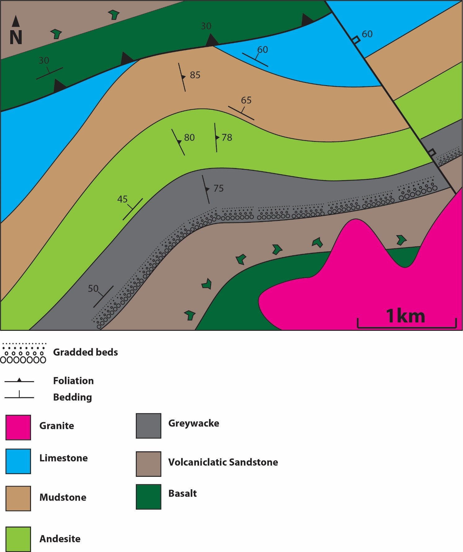 Solved Given the map above identify all of the primary and | Chegg.com