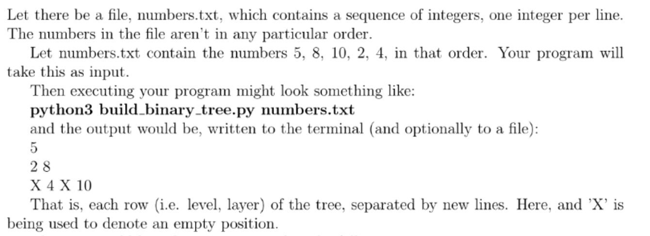Solved Let there be a file, numbers.txt, which contains a | Chegg.com