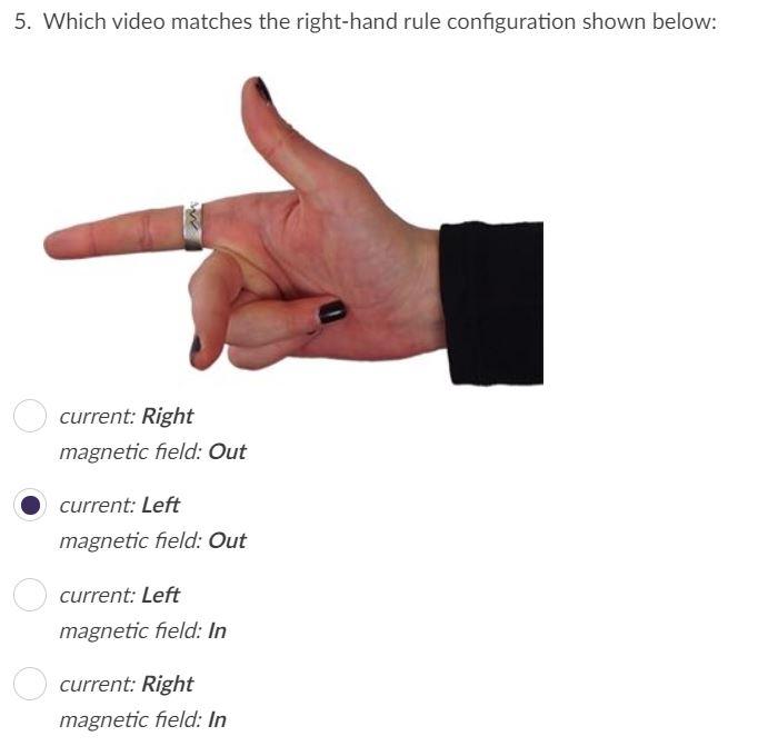 Solved 4. Which of the following right hand positions | Chegg.com