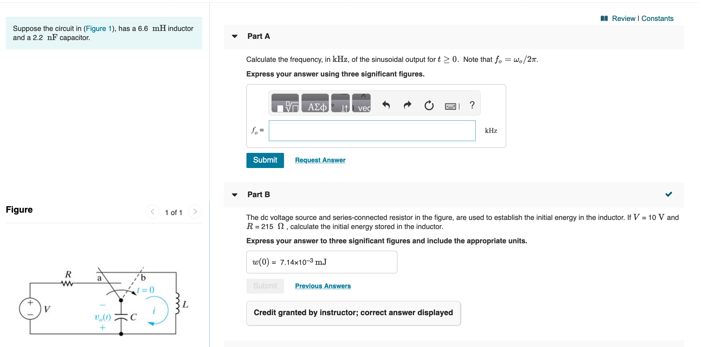 Solved | Review | Constants Suppose the circuit in (Figure | Chegg.com