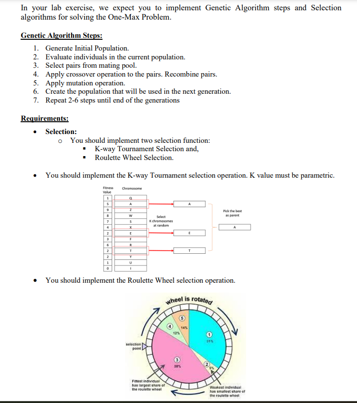 Solved In your lab exercise, we expect you to implement | Chegg.com