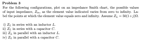 Problem 3 For the following configurations, plot on | Chegg.com