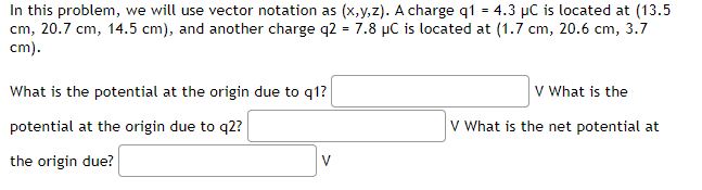 Solved In this problem, we will use vector notation as | Chegg.com