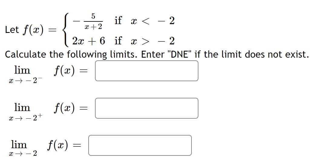 Solved Let f ( x ) = { − 5 x + 2 if x − | Chegg.com