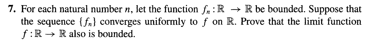Solved 7. For each natural number n, let the function fn: R | Chegg.com