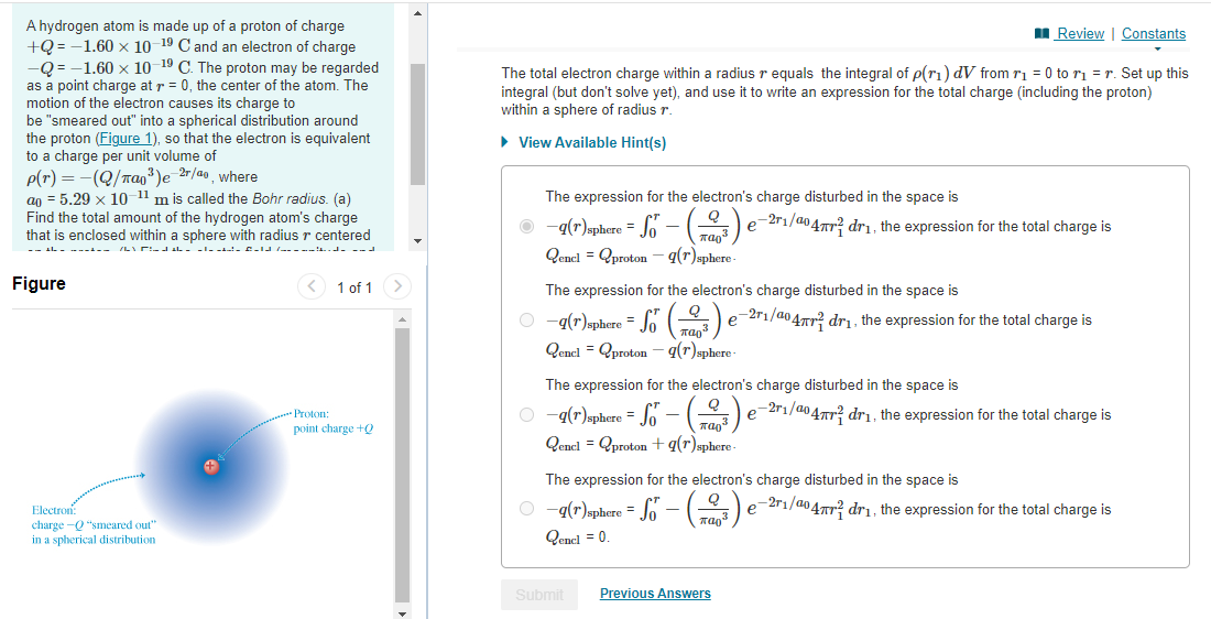 Solved Previous AnswersIntegrate the expression and solve | Chegg.com