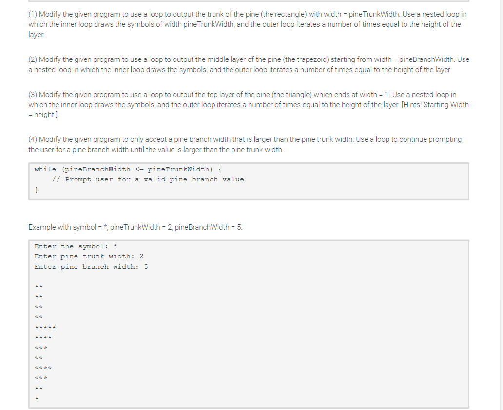 Solved I need help!!! 6.19 ***zyLab: Drawing an Inverted | Chegg.com