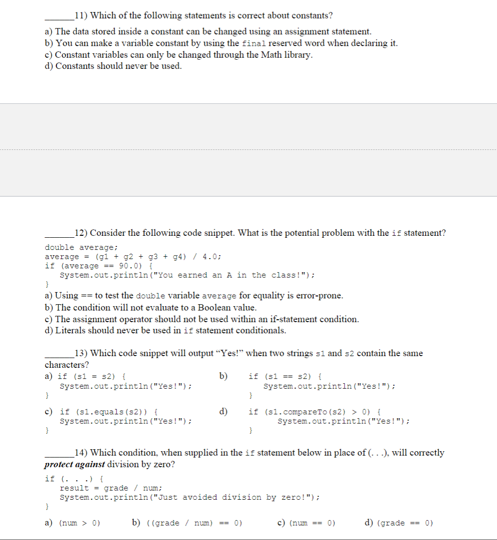 Solved 1 What Will Be The Value Stored In The Variable X 