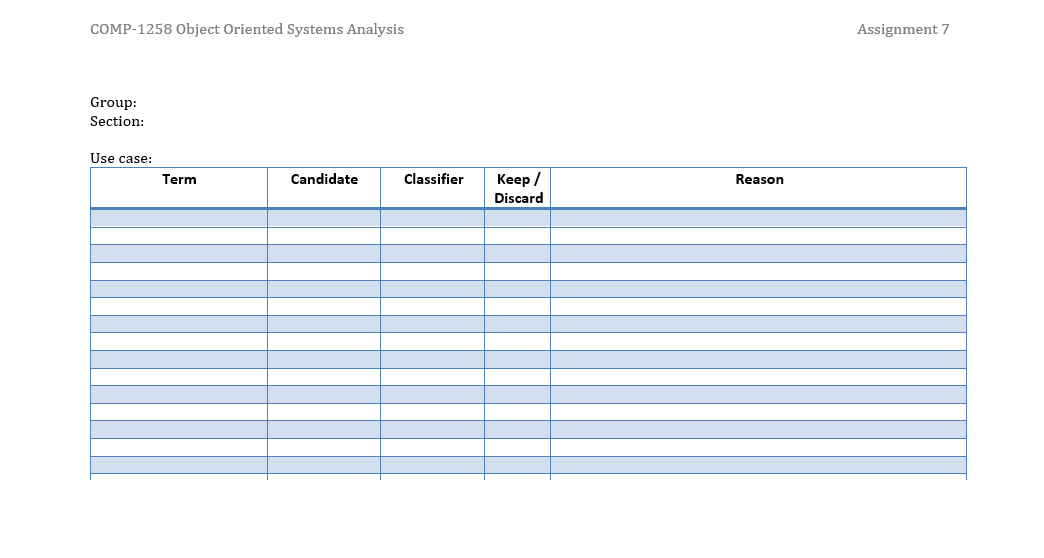 Assignment7 Systems Analysis TASKS 1. Review the | Chegg.com