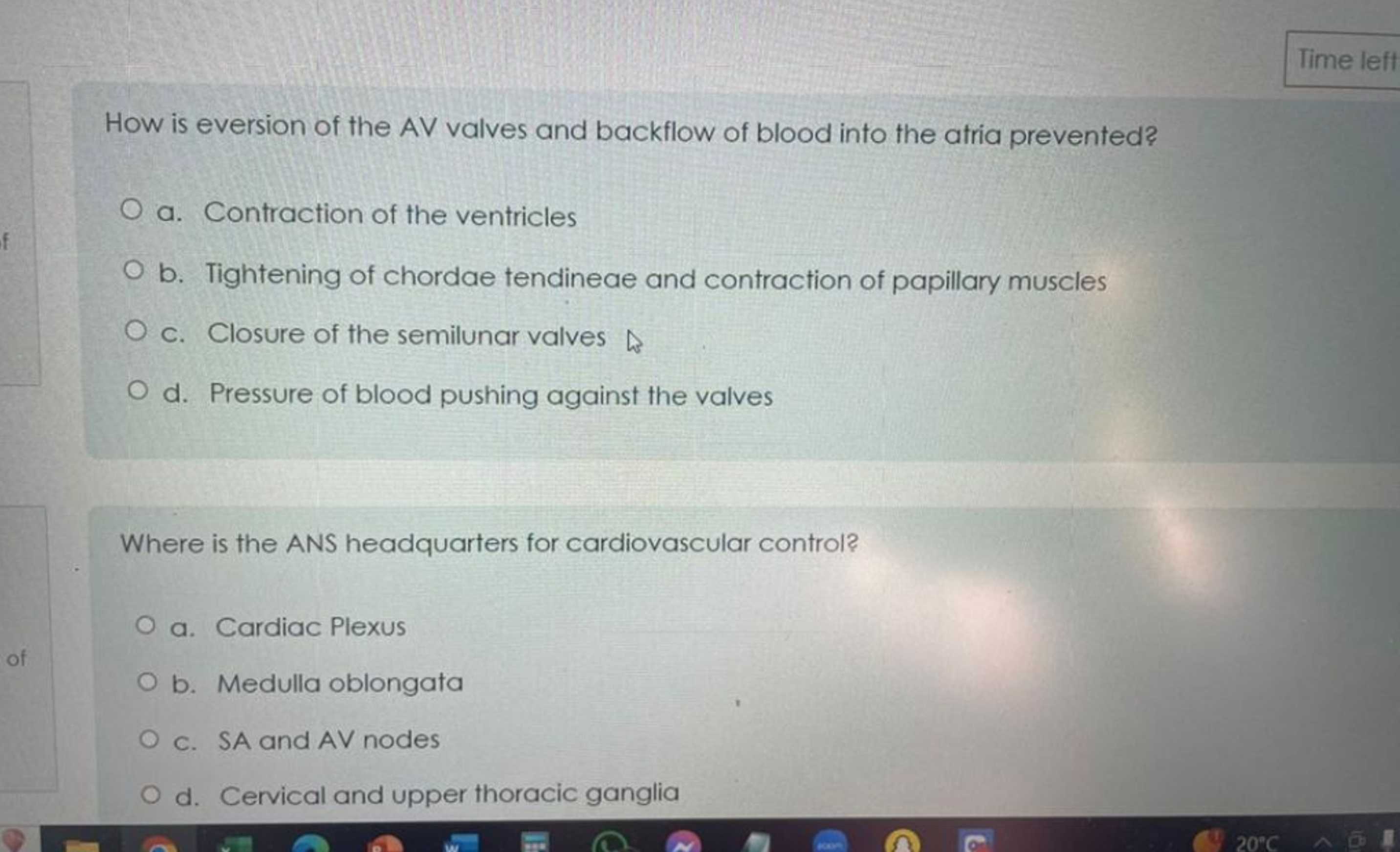 Solved How is eversion of the AV valves and backflow of | Chegg.com