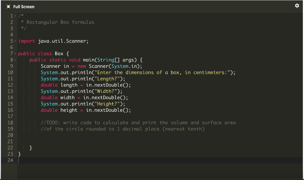Solved DESCRIPTION Complete the program to calculate and | Chegg.com
