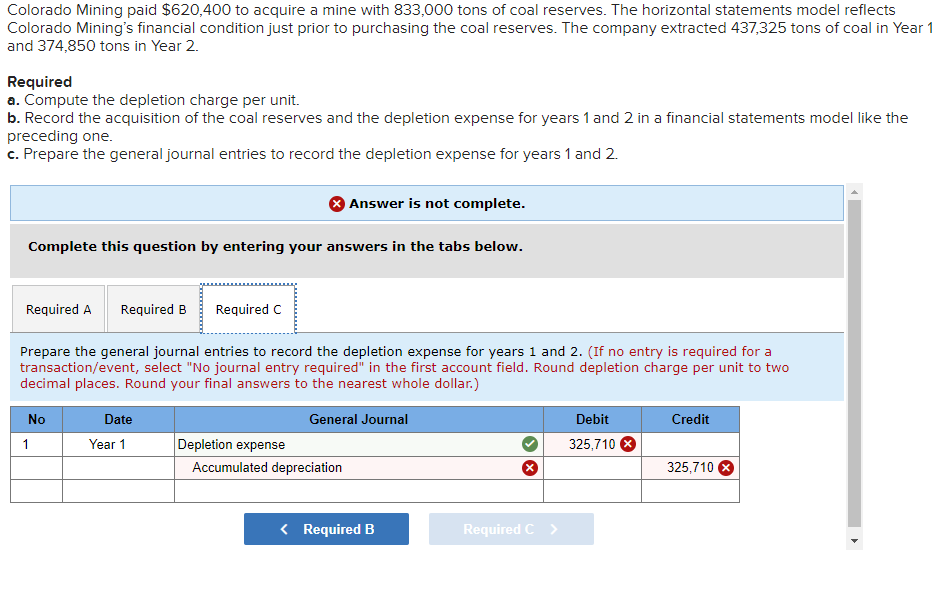 Solved Colorado Mining paid $620,400 to acquire a mine with | Chegg.com