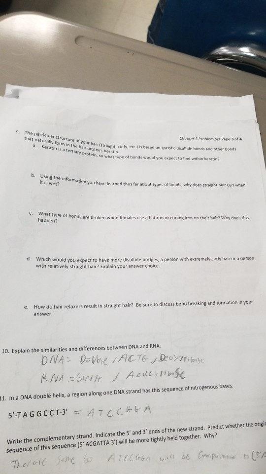 Chapter 5 Problem Set Page 3 of 4 orminot our hair | Chegg.com