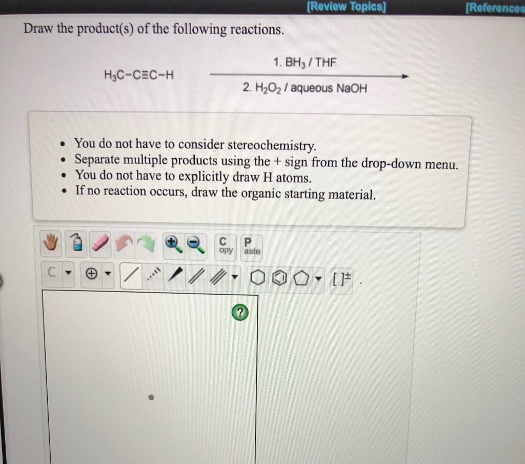 Solved [Review Topics) [References Draw the product(s) of | Chegg.com