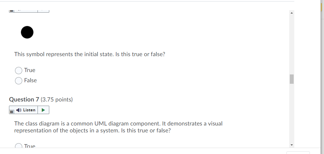 Solved 3 This symbol represents the initial state. Is this | Chegg.com