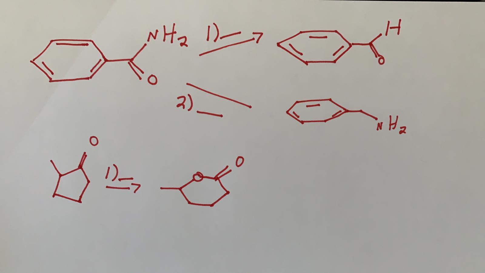 Solved identify the correct reagent to make the following | Chegg.com