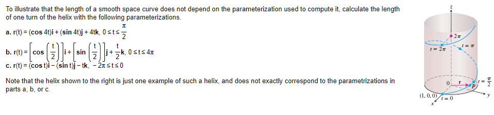 Solved .2 To illustrate that the length of a smooth space | Chegg.com