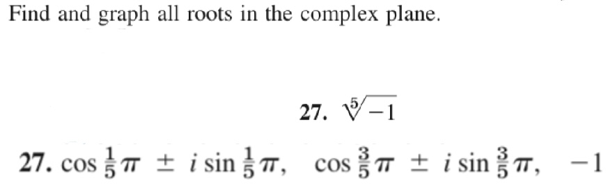Solved Complex Analysis. Polar Form of Complex Numbers. | Chegg.com