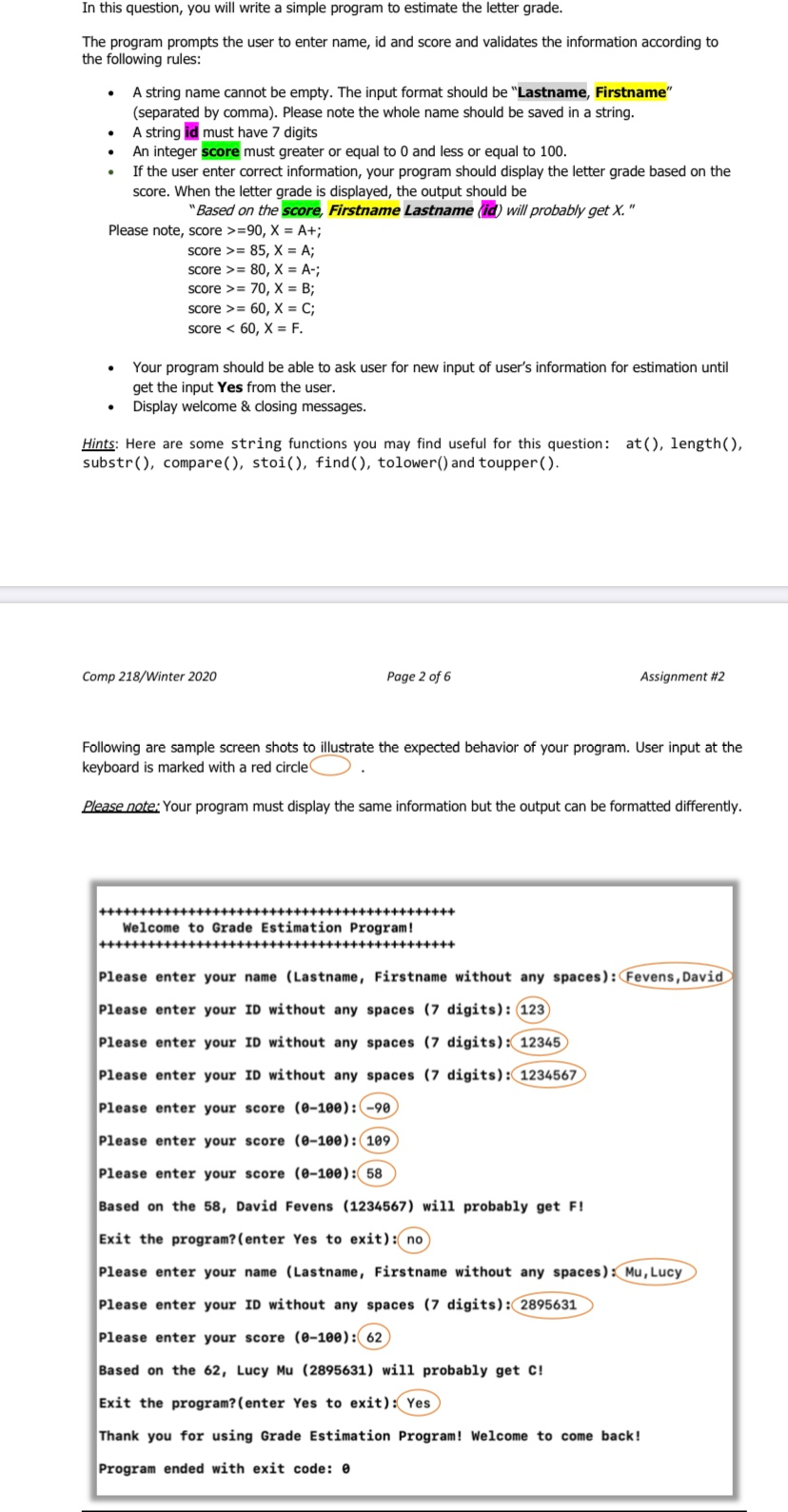 Solved In this question, you will write a simple program to | Chegg.com