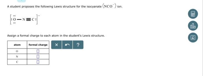 Solved A student proposes the following Lewis structure for | Chegg.com