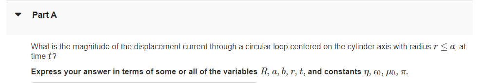 Solved A uniform electric field is directed axially in a | Chegg.com