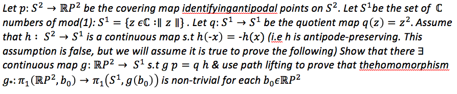 Let p: S2 RP2 be the covering map | Chegg.com