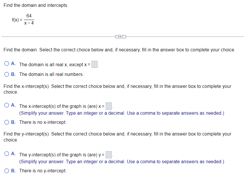 Solved Inspect the graph of the function to determine | Chegg.com