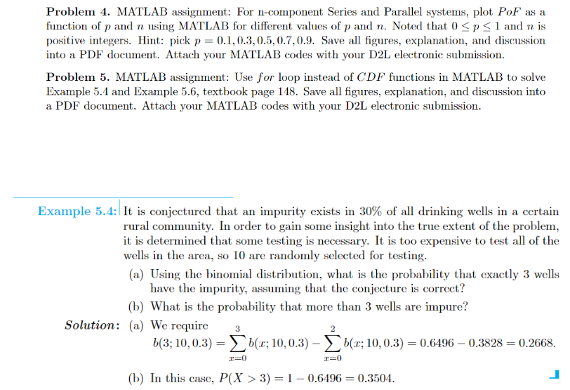 Problem 4. MATLAB assignment: For n-component Series | Chegg.com