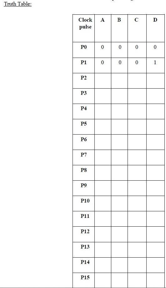 Design of a 4-bit Binary Up-Down | Chegg.com