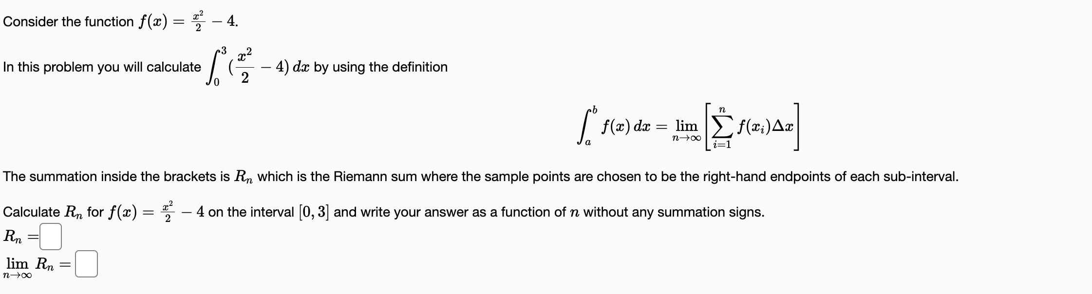 Solved Consider The Function F X 2x2−4 In This Problem You