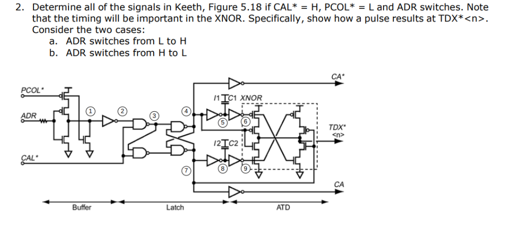 2. Determine all of the signals in Keeth, Figure 5.18 | Chegg.com